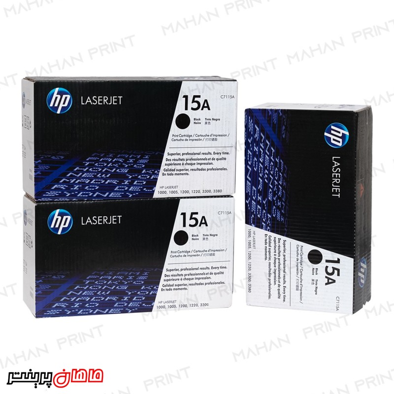 مشخصات، قیمت و خرید کارتریج تونر لیزری پرینتر 15A اچ پی HP 1200 | ماهان ...